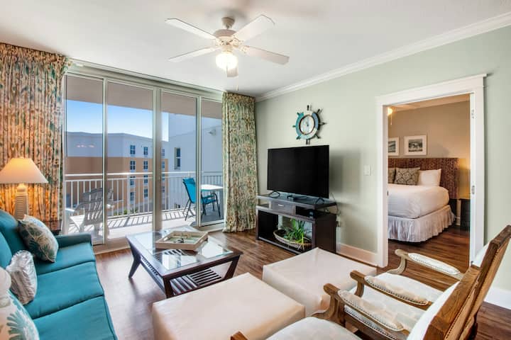 Steps To Beach | 2br Oceanfront | Hot Tub | Pool - Okaloosa Island, FL