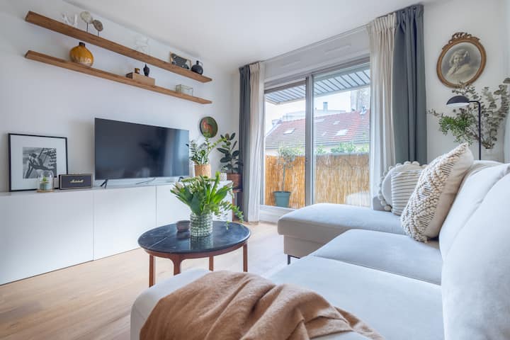 Gaspar -Joli Nid Douillet Proche Paris Avec Balcon - Boulogne-Billancourt