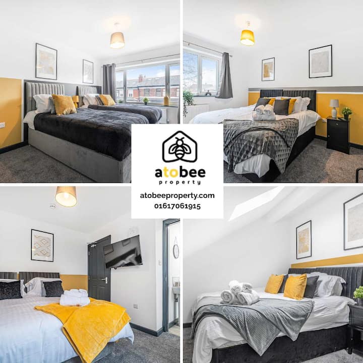 Stylish 5 Bedroom 5 Bathroom Apartment In Mcr - Rochdale