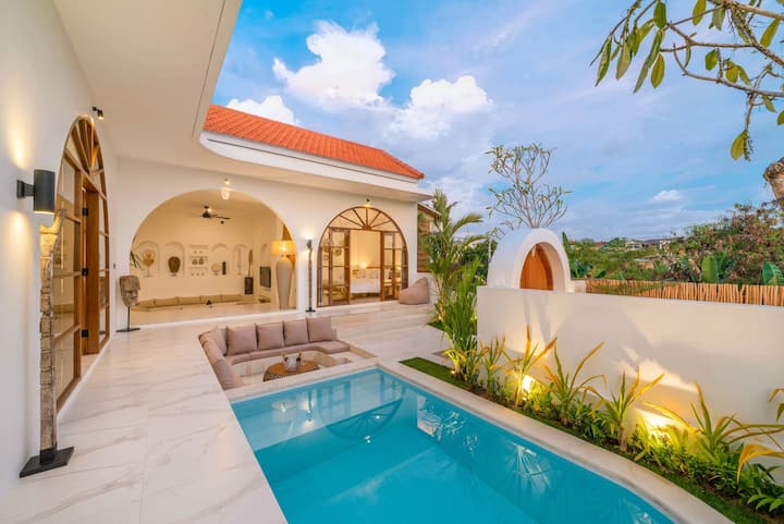 New Ricefields View 3br Central - Canggu Beach - Canggu