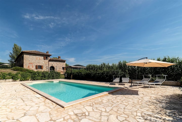 Traditional Umbria Stone House With Private Pool - Narni