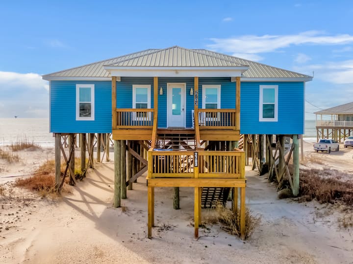 Goin Coastal - Oceanview 4 Bedroom Pet-friendly - Dauphin Island, AL