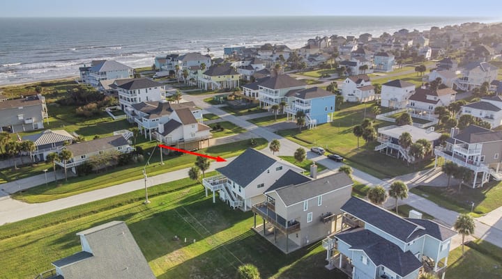 Pirates Beach Coastal Charm At Sandy Paws! - Jamaica Beach, Galveston