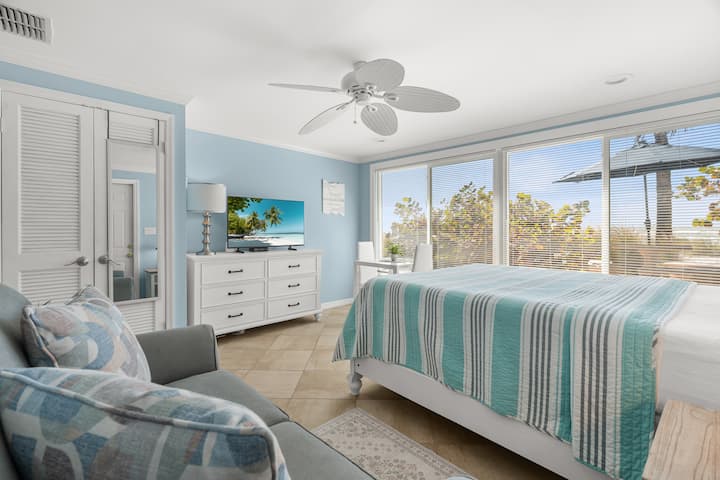 Private Beach Outside Patio With Full Gulf View #4 - Longboat Key, FL