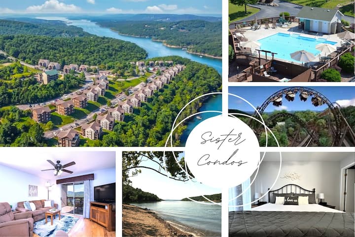 4br~2condos~no Steps~by Sdc~big Decks/sisters 8 - Branson West, MO