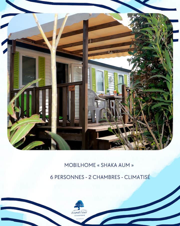 Mobilhome «Shaka Aum» *2 Chambres*climatisé*tv* - Sigean