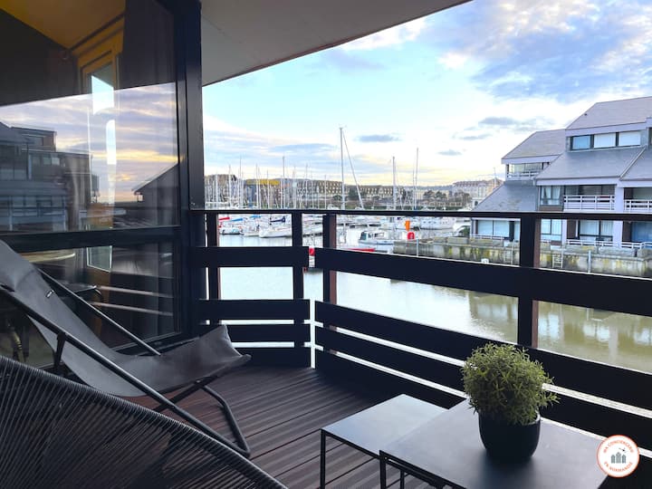 Le Black Pearl - Terrasse Vue Marina - Deauville