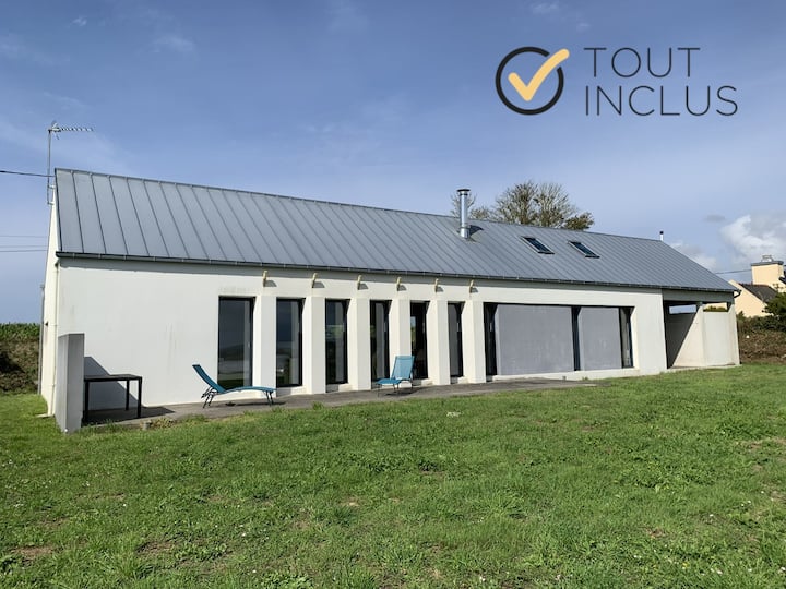 Ty Coum - Longère Moderne Avec Vue Sur L'aber - Ploudalmézeau