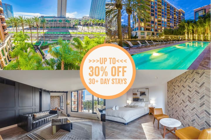 Marina|2 King Beds|pool|sauna|jacuzzi|gym|parking - Coronado Island, CA