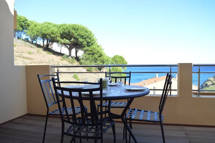 Appartement Terrasse, Vue Mer, Proche Plage Elmes - Banyuls-sur-Mer