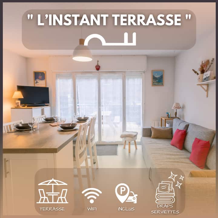 "L'instant Terrasse" / Télécabine à 10min à Pied - Cauterets