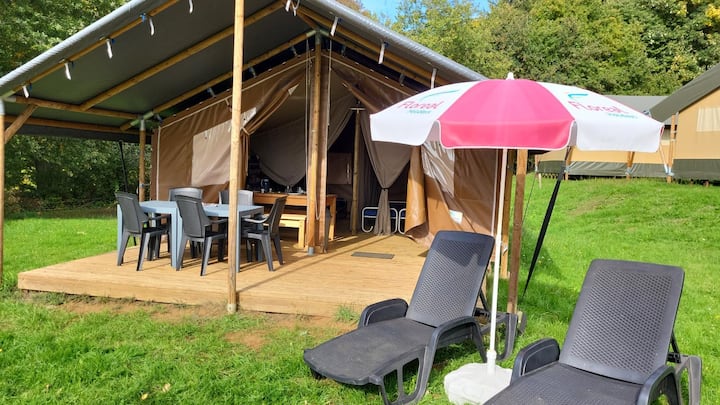 Tente Safari Lodge 3 Pièces 5 Personnes Sans Sani - Virton