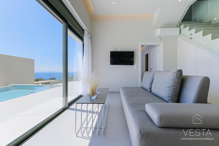 Olive Grove Ii - Luxury Villa With Private Pool - Chalcidique