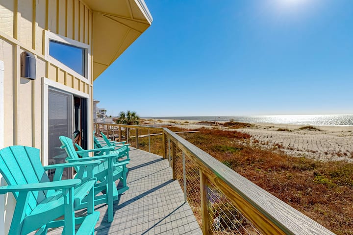 3br Gulf Front Dog Friendly | Balcony | W/d - Indian Pass, FL