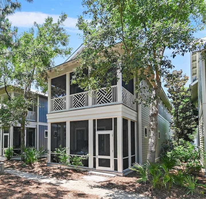 "Pocketful Of Sunshine" Watercolor | 5 Br + Cart - Seaside, FL