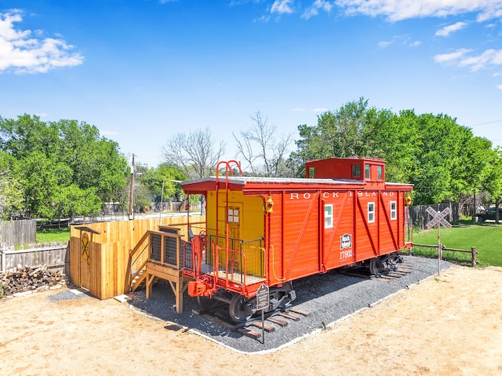 Unique Stay: Caboose In The Square - Wimberley, TX