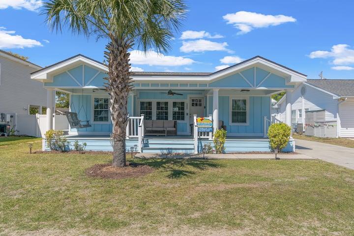 Private Beach House - 1 Block From The Beach + Fre - North Myrtle Beach, SC