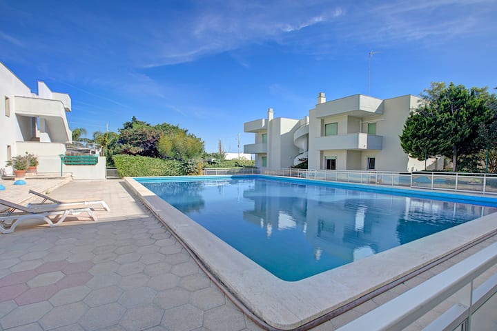 Residence Thalassa With Pool - Happy Rentals - Torre dell'Orso