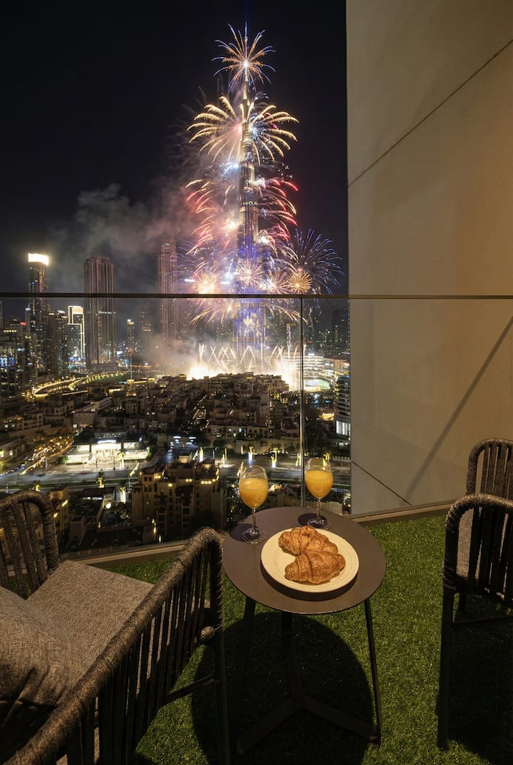 New | 2br Burj Nye Fireworks View | 2 Pools - Dubaj