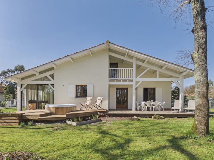 Lanton - 700m Plage - Extérieur Et Jacuzzi - Lanton