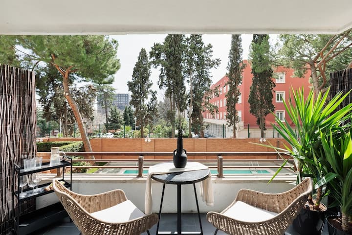 Aiguablava - 1 Bedroom And Pool In Pedralbes - Barcelona