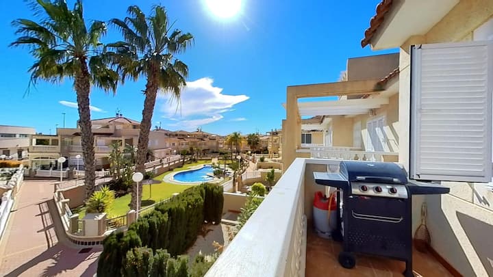 Beautiful Zeniamar Corner With Communal Pool - La Zenia