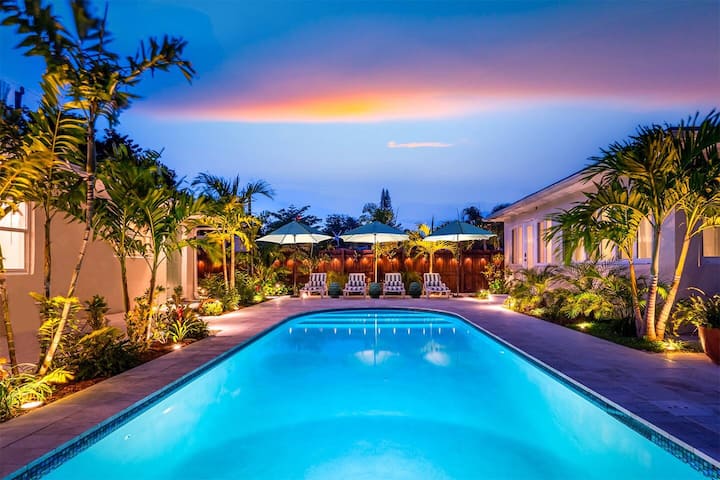 Magical Garden House With Beautiful Heated Pool - Fort Lauderdale, FL