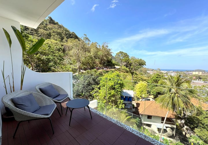 Boho Chic Sea View Apartment In Kata - Karon Beach