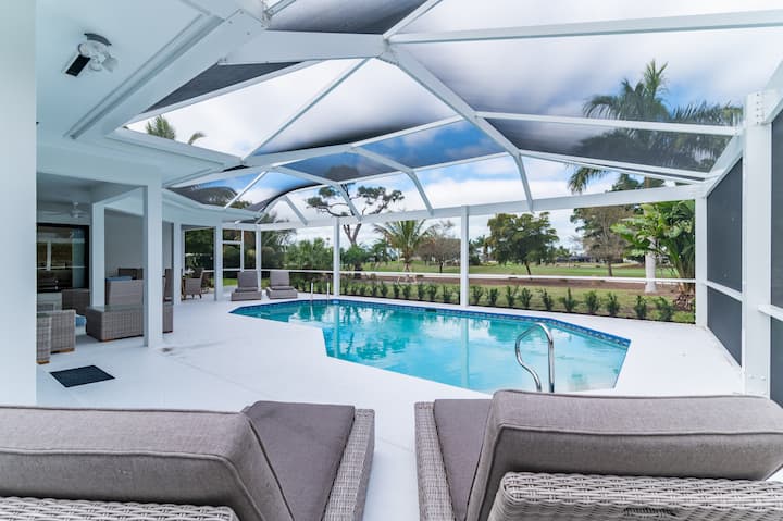 Golf-view House $300k Reno On Island Country Club - Marco Island, FL