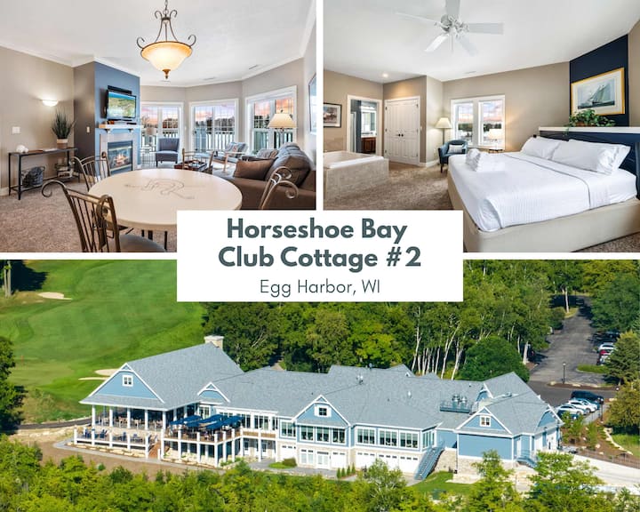 Horseshoe Bay #2- Private Golf Club Access! - Egg Harbor, WI