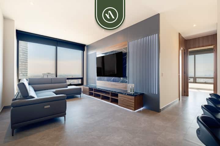 Luxury 2 Br Condo In Reforma - Skyline View - Pool - Mexico City