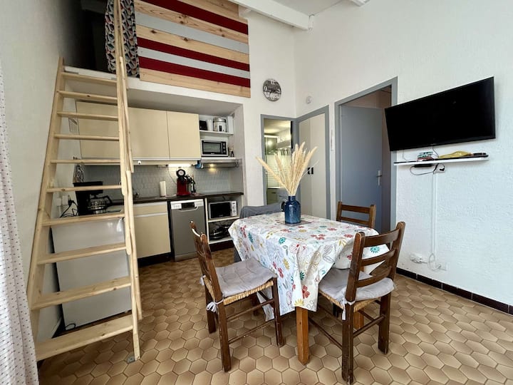 Appartement Deux Pièces Mezzanine 4 Couchages - Saint-Cyprien