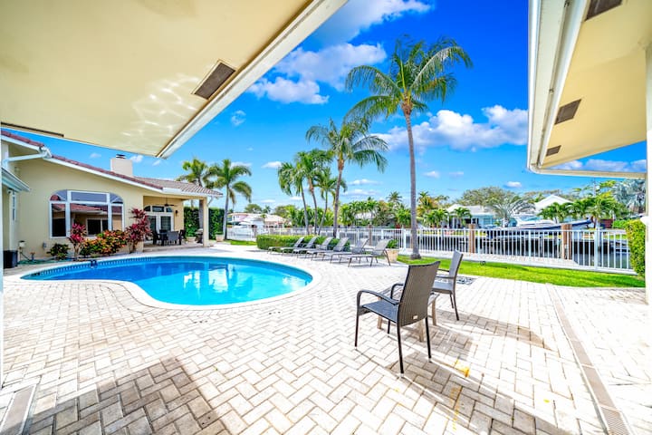 Heated Pool! Waterfront+pool Table! Close 2 Beach! - Fort Lauderdale