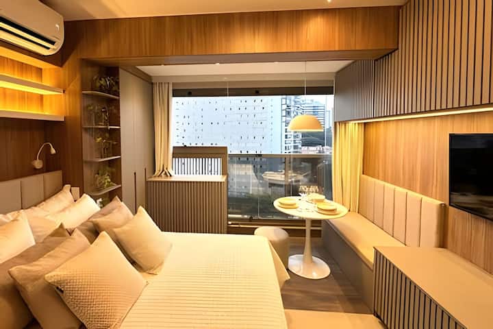 Studio Luxo 5 Passos Do Metrô V Madalena C/piscina - São Paulo