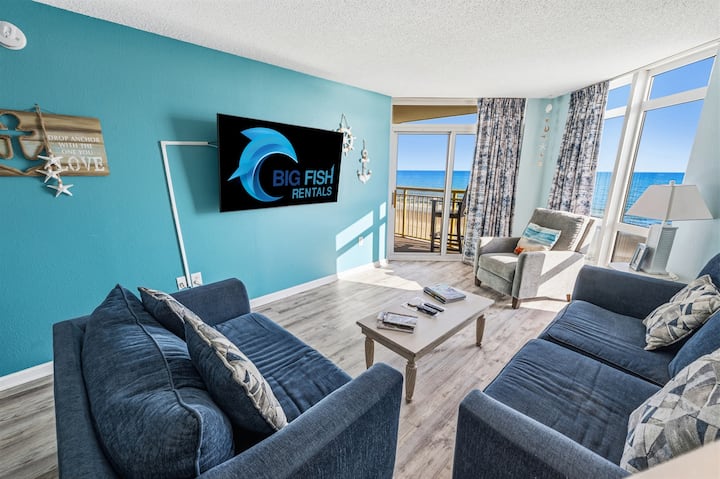 Baywatch Updated W/ Direct Ocean Front View, Pools - North Myrtle Beach, SC