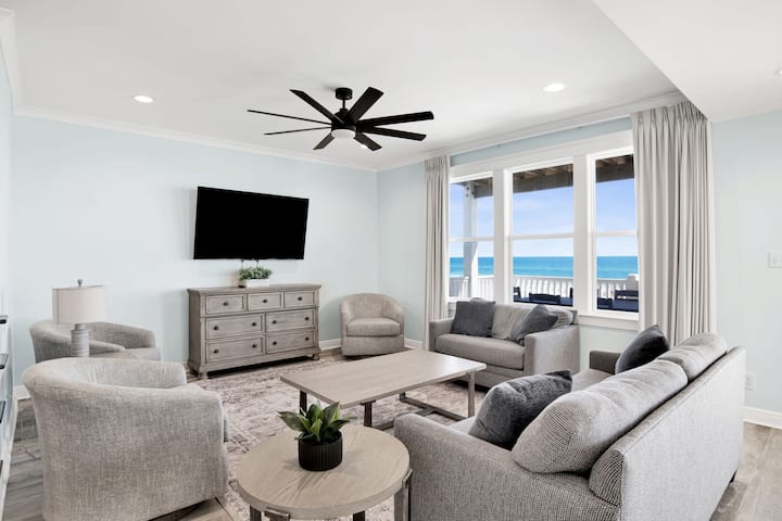 6br Beachfront Home • Sleeps 18 • Amazing Views - Gulf Shores, AL