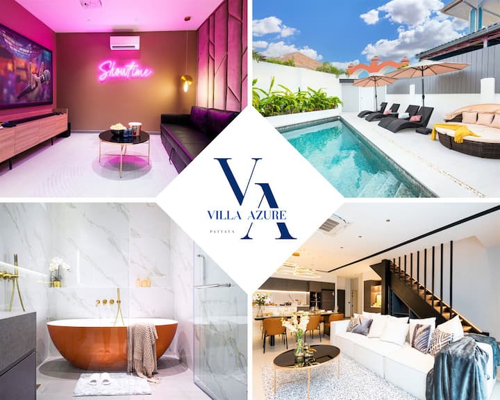New Luxury 9br, Ktv, Pools, 3km Walking St & Beach - Pattaya