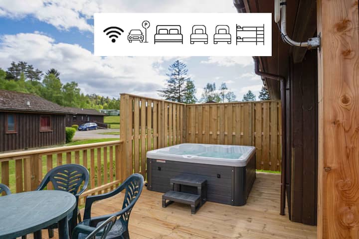 Lodge-3br - Hot Tub - Hunters Quay - Dunoon