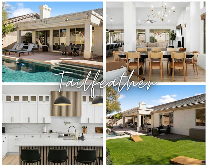 5-star Chic | Pool | Office | Cornhole | Family - Scottsdale