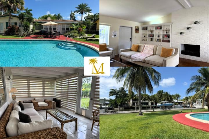 Breezy Waterfront~pool~fishing~close To Beach - Fort Lauderdale