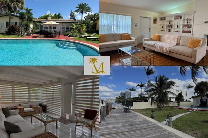 Breezy Waterfront~pool~fishing~close To Beach - Fort Lauderdale, FL