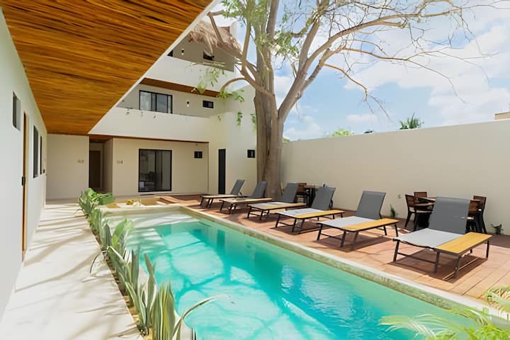 Newly Full Equipped Apartment Near The Lagoon - Bacalar