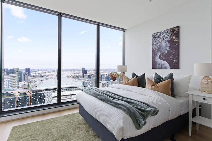 A Cozy 2br Apt With Harbour Views, Free Parking - Melbourne