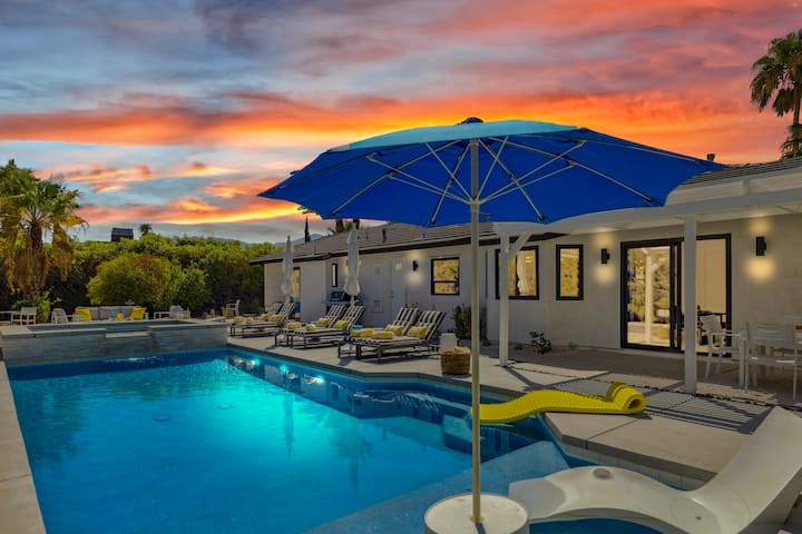 Luxe Palm Springs Vibe, Firepit, 2023 Remodel - Palm Springs, CA