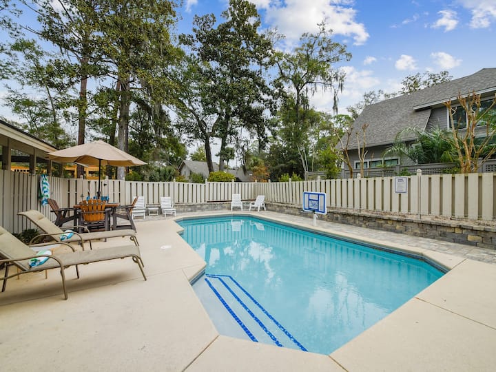 2 Green Heron ~ ¡Piscina Privada Cercada Y Paseo A La Playa En Sea Pines! - Bluffton, SC