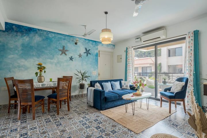 2bhk | Zero Airbnb Fees | Tidal Twist | Pool - Goa