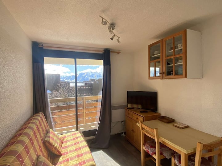 Studio Cosy 4 Pers, Balcon Sud, Wifi, Animaux - L'Alpe d'Huez