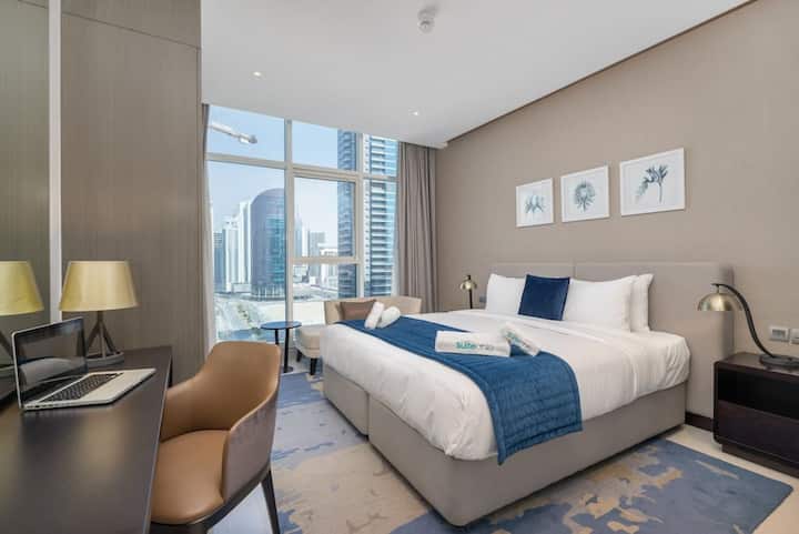 Sophisticated Business Bay Canal View By Suiteable - Dubai