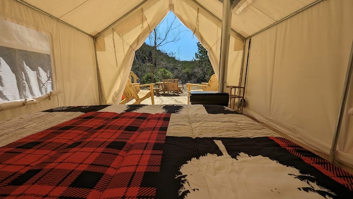 Glamping Tent 2 - Lost Maples State Natural Area, Vanderpool