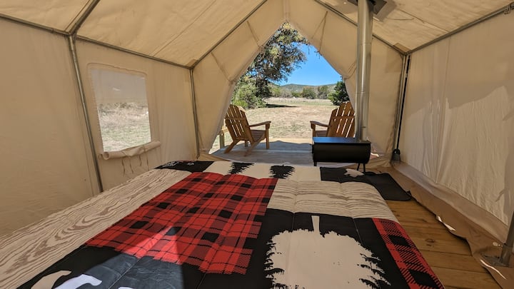 Glamping Tent 1 - Lost Maples State Natural Area, Vanderpool